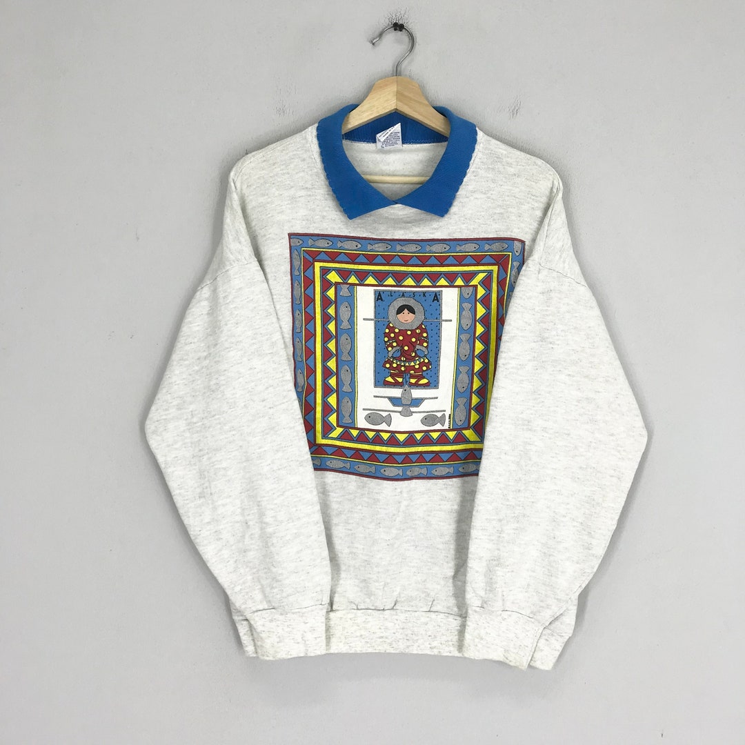 Vintage Alaska Sweatshirt Alaska Crewneck Alaska National Park Sweater ...