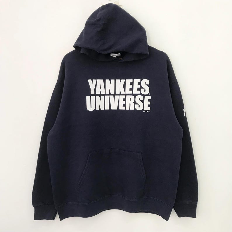 Vintage New York Yankees Blue Sweater Large New York NY Yankees ...