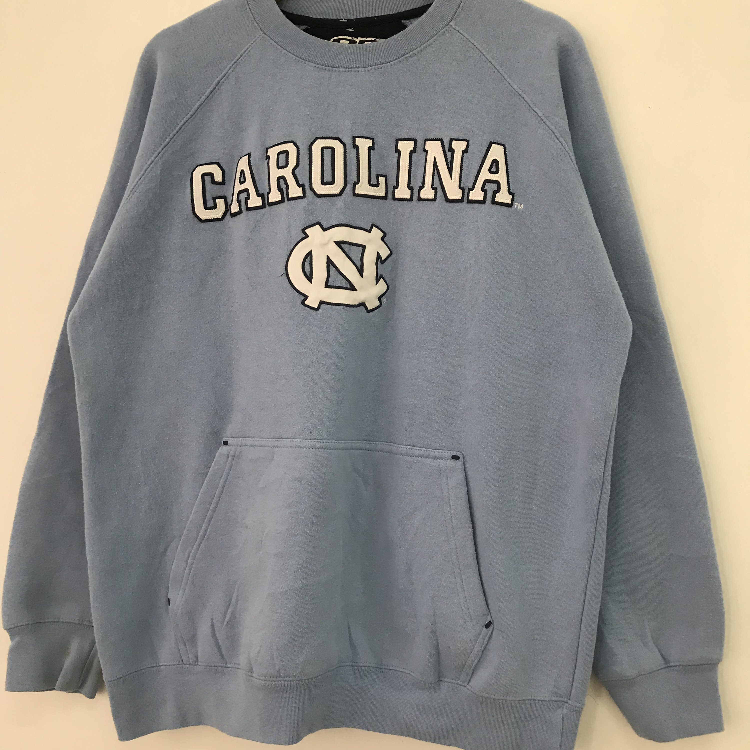 Vintage Y2K North Carolina Tar Heels Ncaa Blue Sweatshirt Medium UNC ...