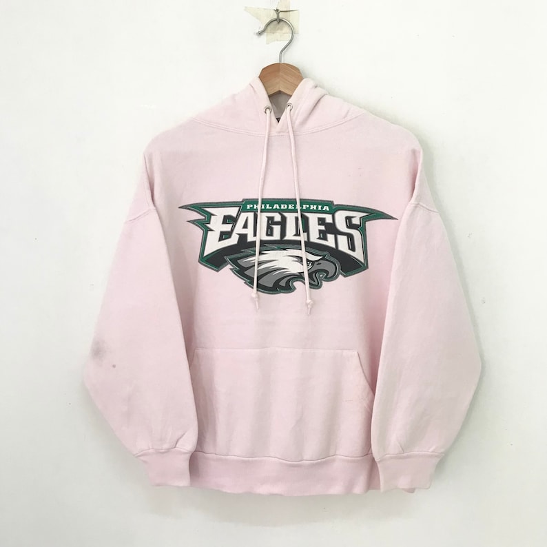 Vintage Philadelphia Eagles Pink Sweater Medium Eagles Pullover ...