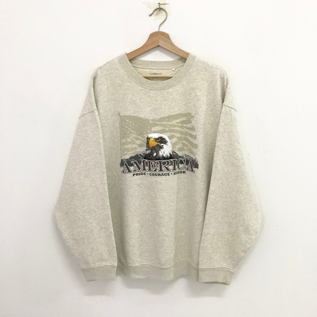 Vintage American Bald Eagle Sweatshirt Xlarge Alaska Bald Eagles ...
