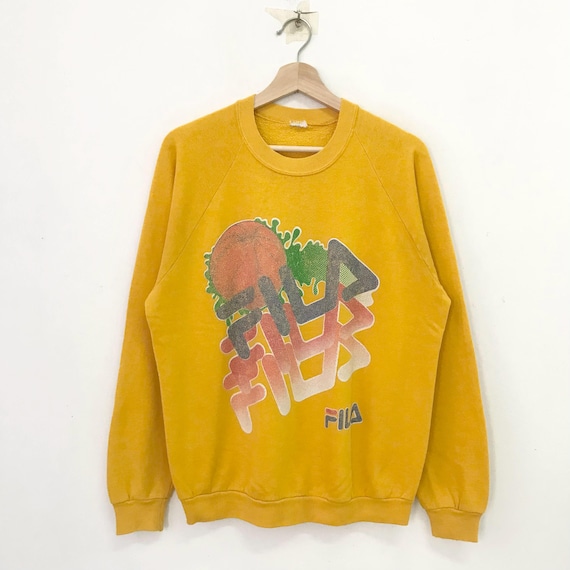Fila yellow sweater store