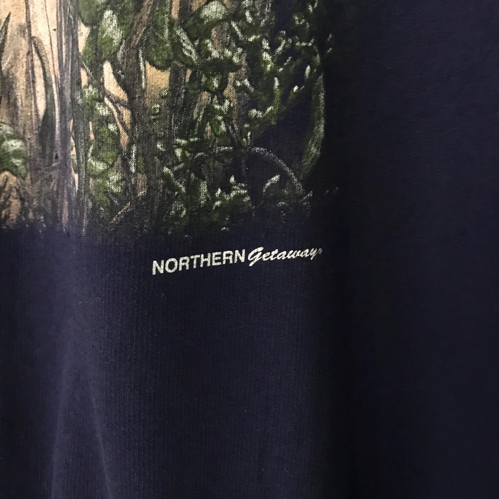 Vintage 90s North American Timber Wolf Sweatshirt Medium Wildlife ...