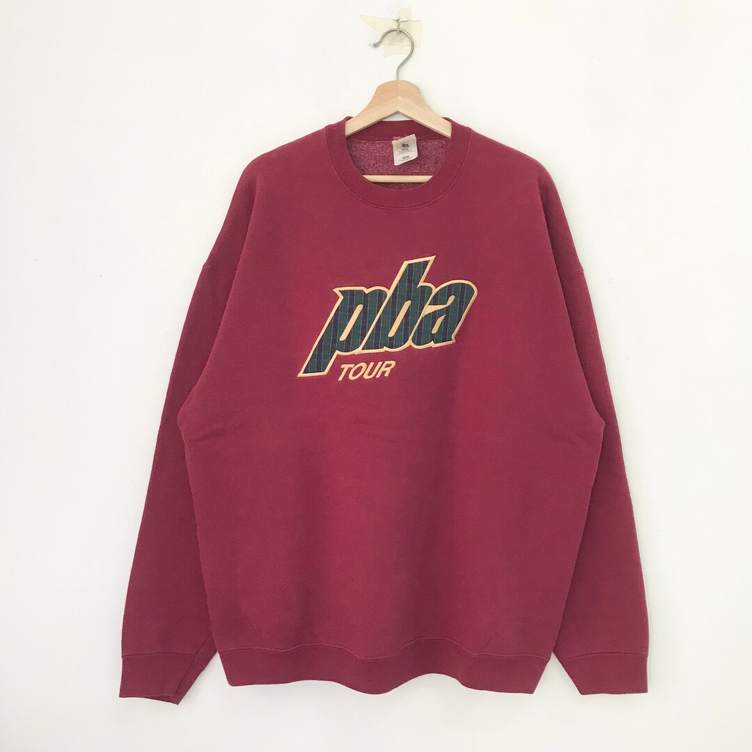 Vintage 90's Pba Tour Maroon Sweatshirt Xlarge Pba Tour Champion ...