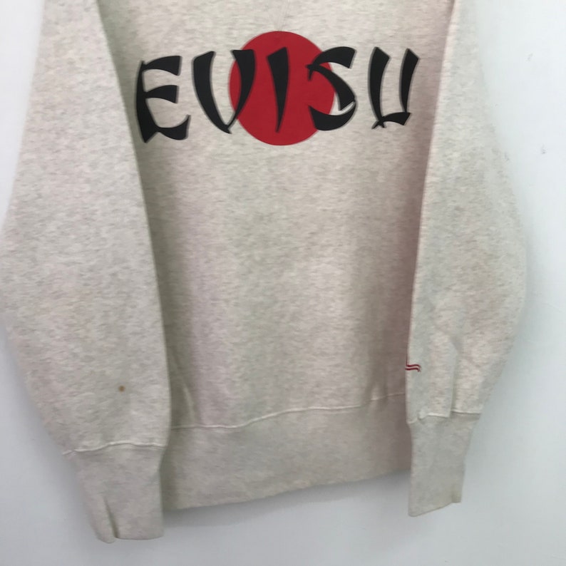 Vintage Evisu Japan Sweatshirt Medium Evisu Japanese Designer Spell Out ...