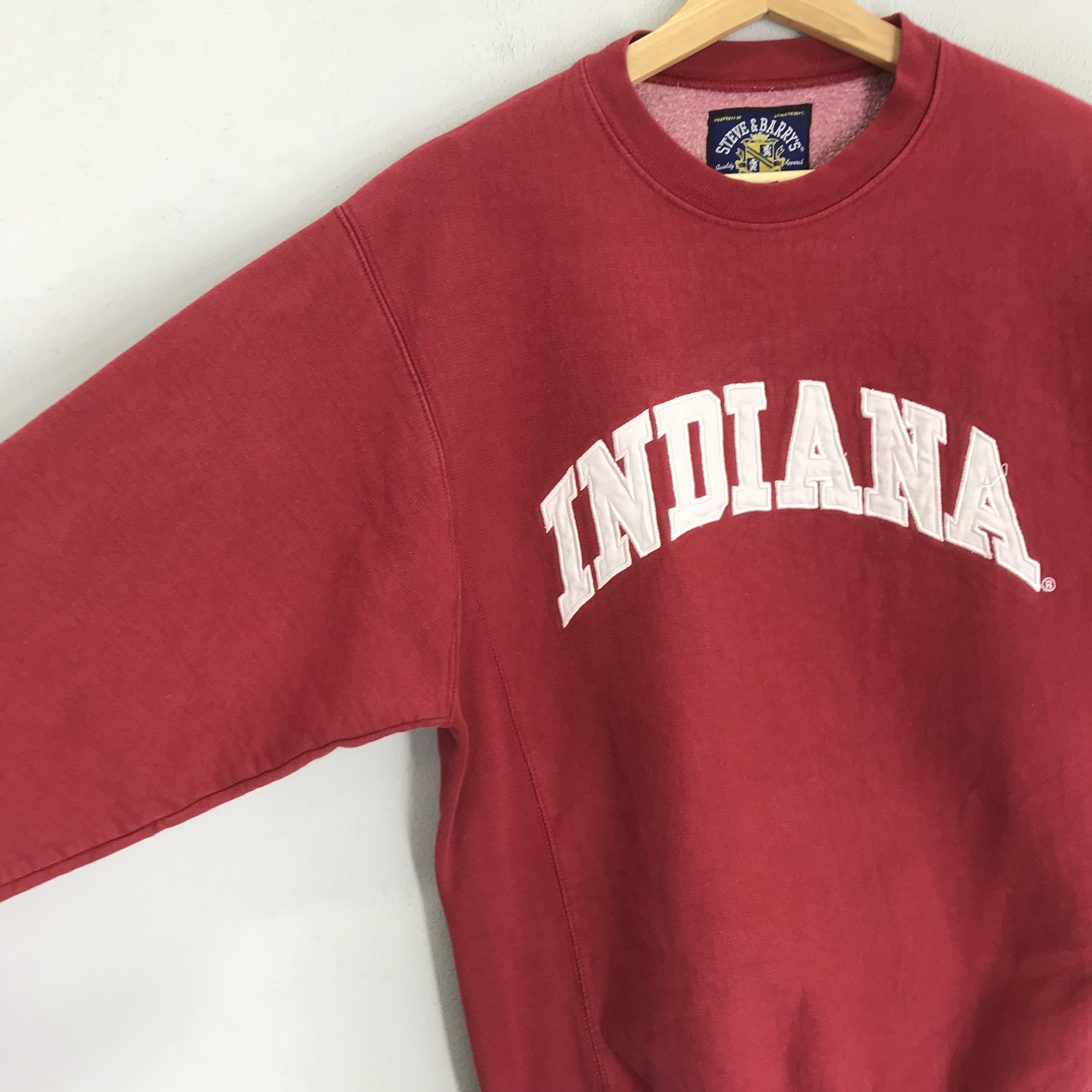 Vintage Indiana University Red Sweatshirt Medium Indiana Sweater ...