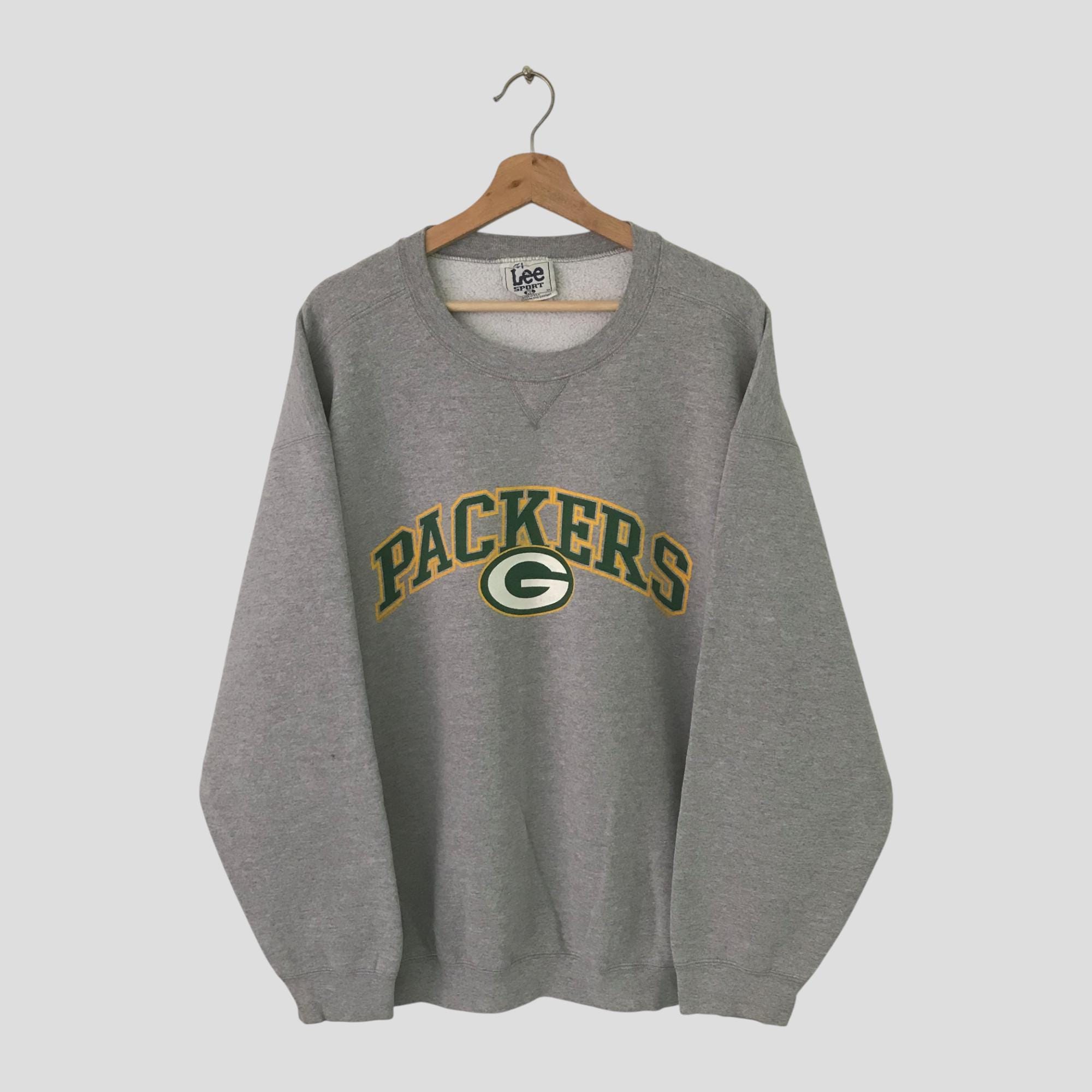 Vintage Green Bay Packers Gray Sweatshirt Xlarge Green Bay Packers ...
