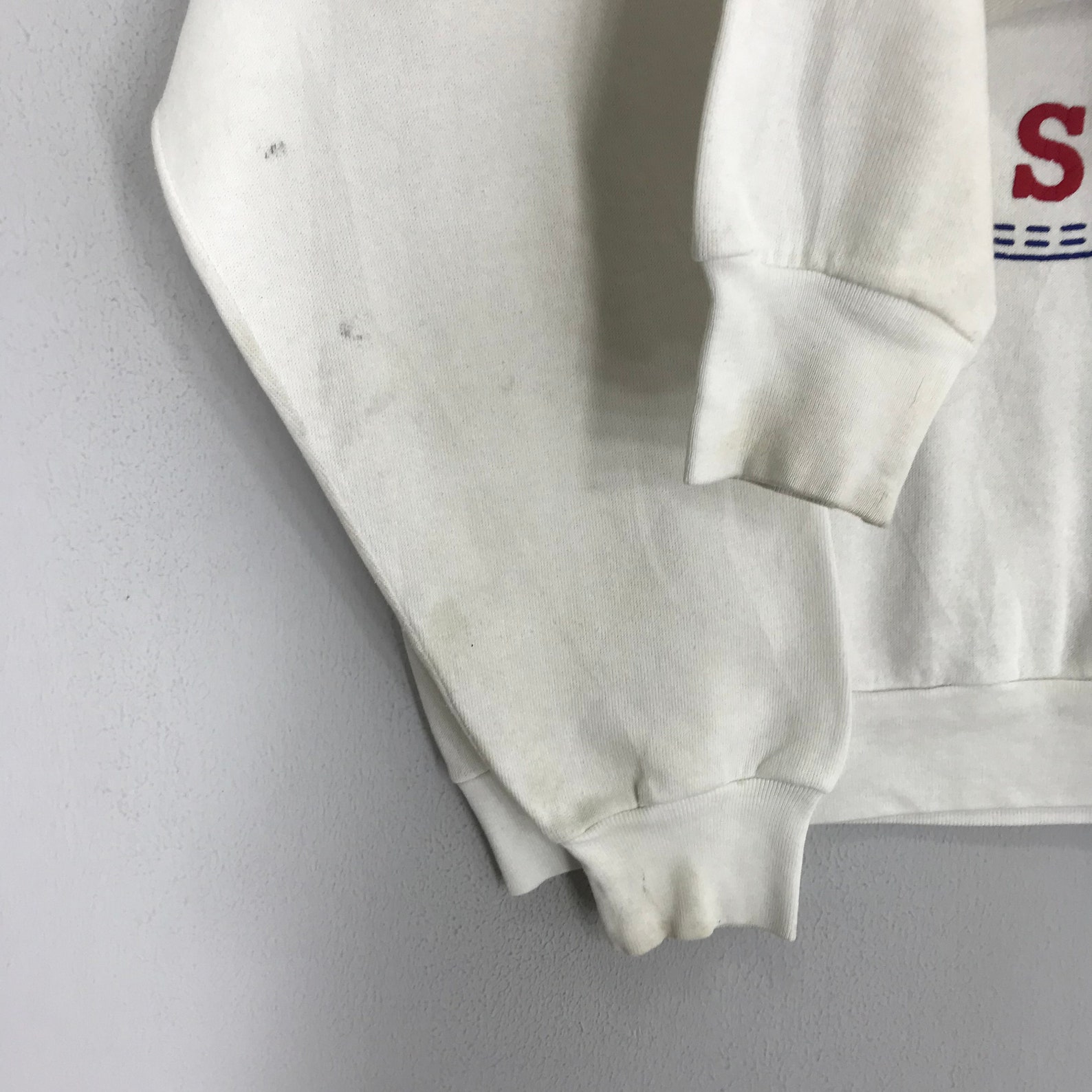 Vintage 90's Converse All Star White Sweatshirt Large Converse All Star ...