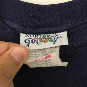 Vintage 90s North American Timber Wolf Sweatshirt Medium Wildlife ...