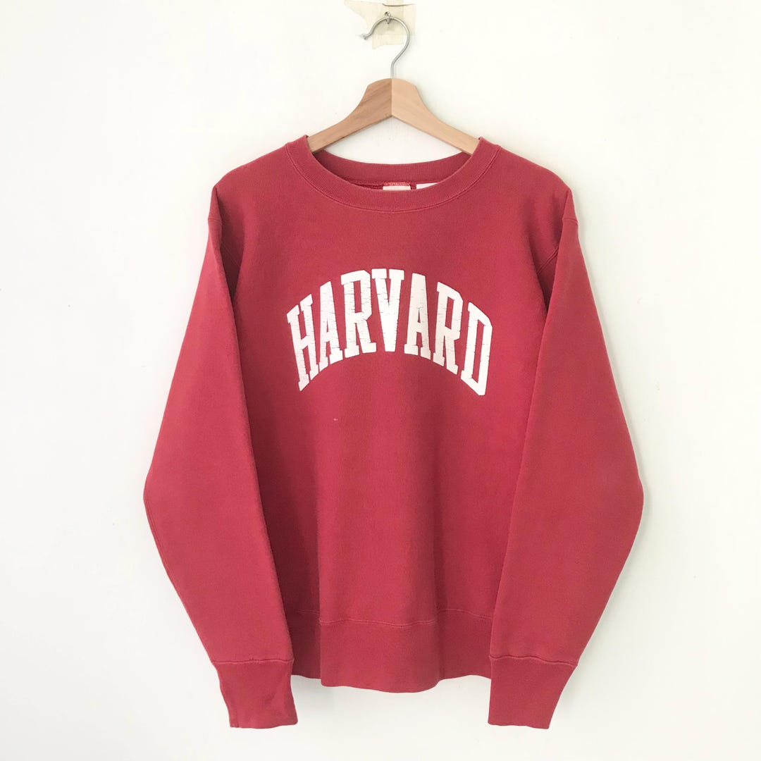 Vintage Champion Reverse Weave Harvard University Red Sweatshirt Xlarge ...