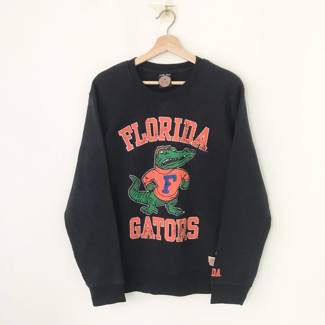 Vintage Florida Gators Football Ncaa Blue Sweatshirt Medium University ...