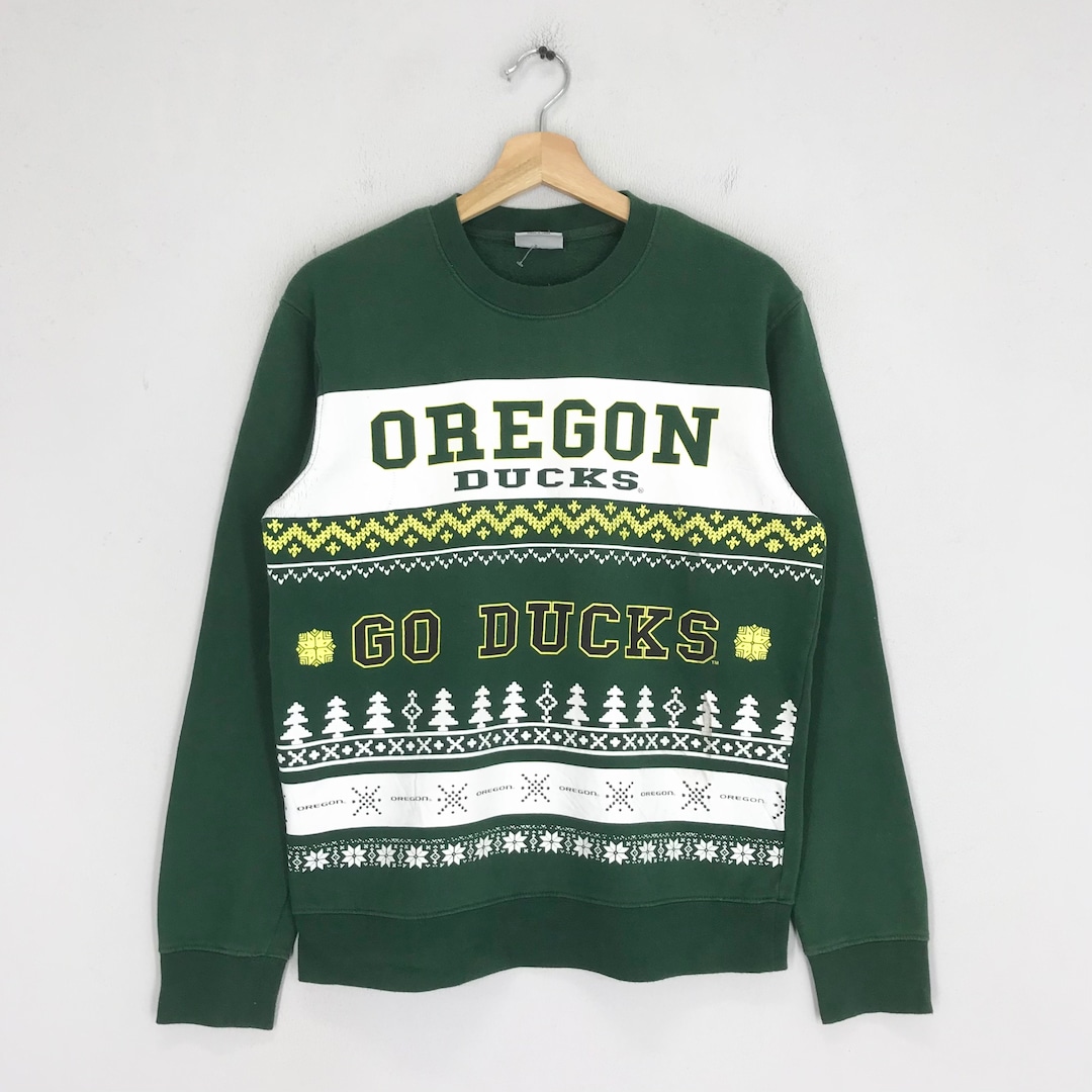 Vintage University Oregon Green Sweatshirt Small Oregon Ducks Sweater ...