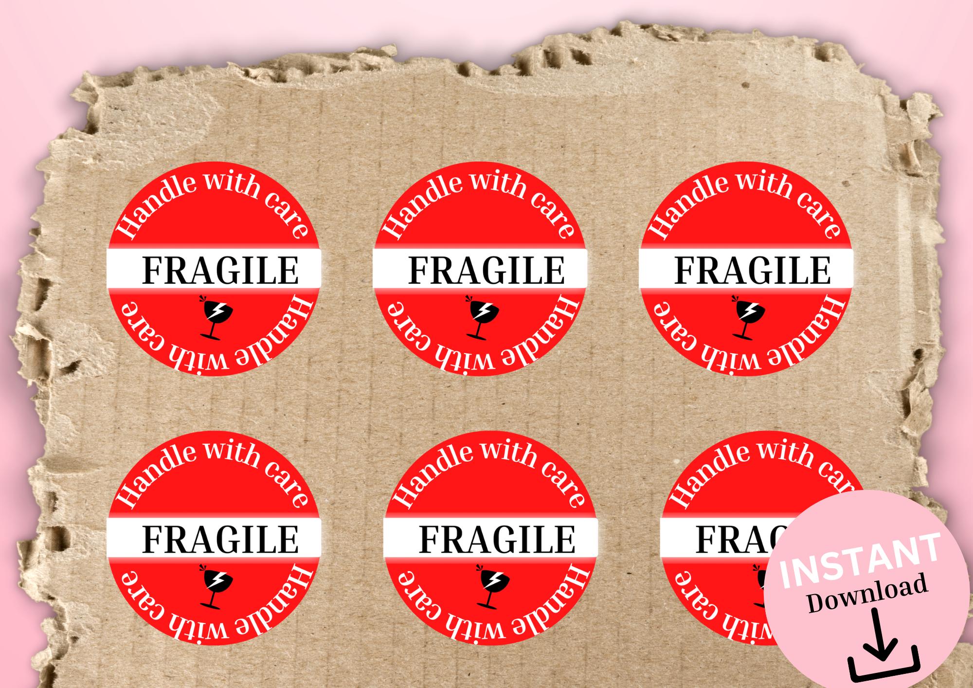 Fragile PDF, Fragile Mail Packaging Stickers, Fragile Sticker, Fragile ...