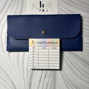 Cash Envelope Breakdown Notepad| Bank Teller Slip Notepad - Etsy