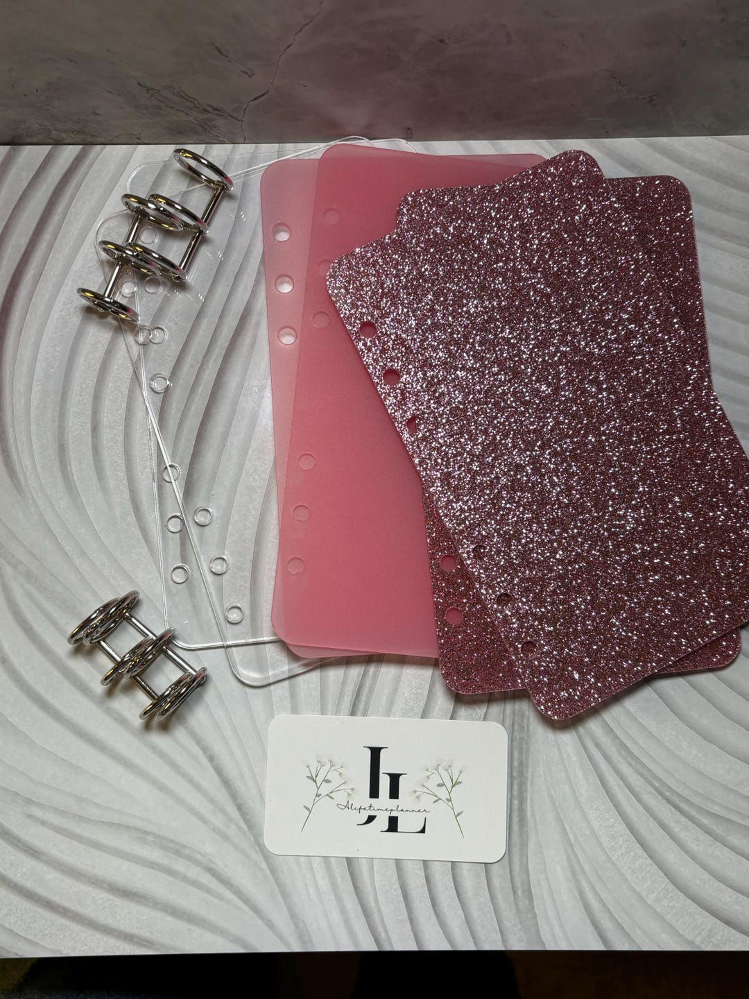 A6 Acrylic Binders| Glitter Pink| Clear| Frosted Pink| New Blue| New ...