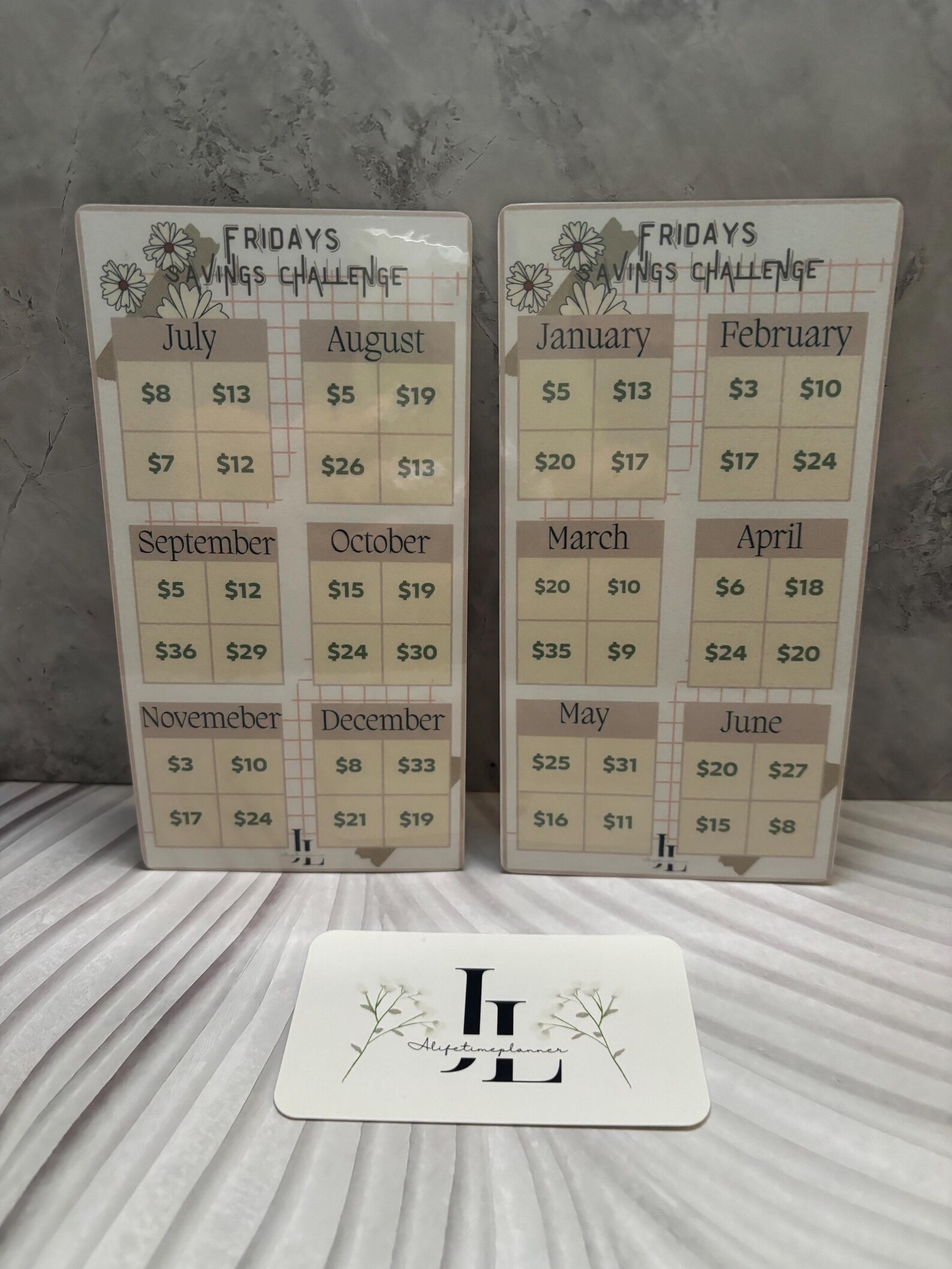 Updated Fridays Savings Challenge| Weekly or Biweekly Savings Challenge ...