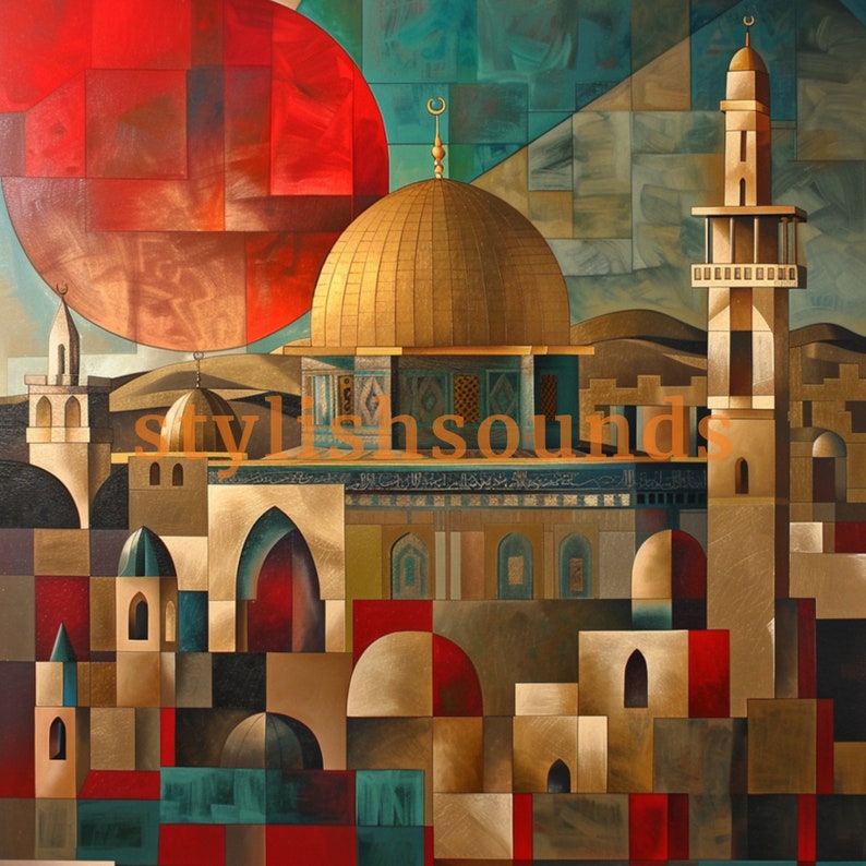 Palestine Printable Wall Art, Art Deco Style, Free Palestine Print ...