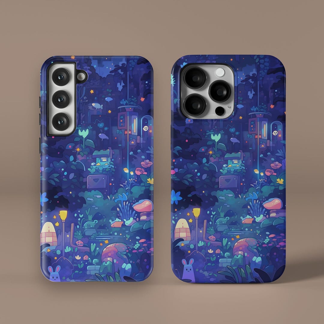 Fantasy Garden Cartoon Magsafe Phone Case, Lovely Dream World iPhone 15 ...