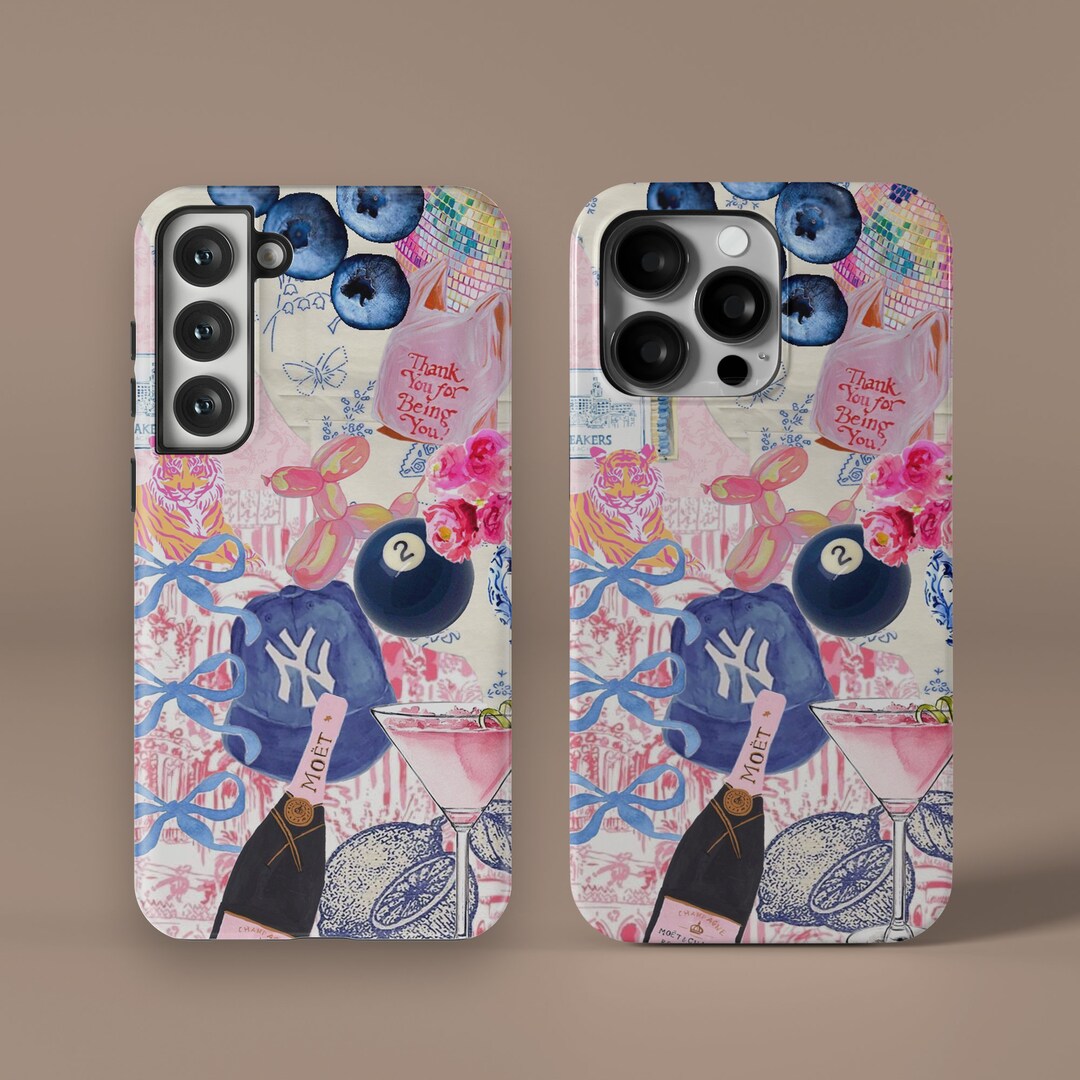 Coquette 8 Ball Collage Magsafe Phone Case, Preppy and Cute Aesthetic ...
