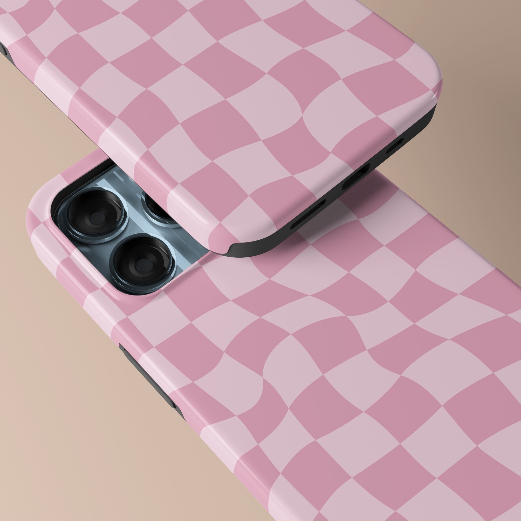 Barbie Color Distorted Checkered Magsafe Phone Case for iPhone - Etsy