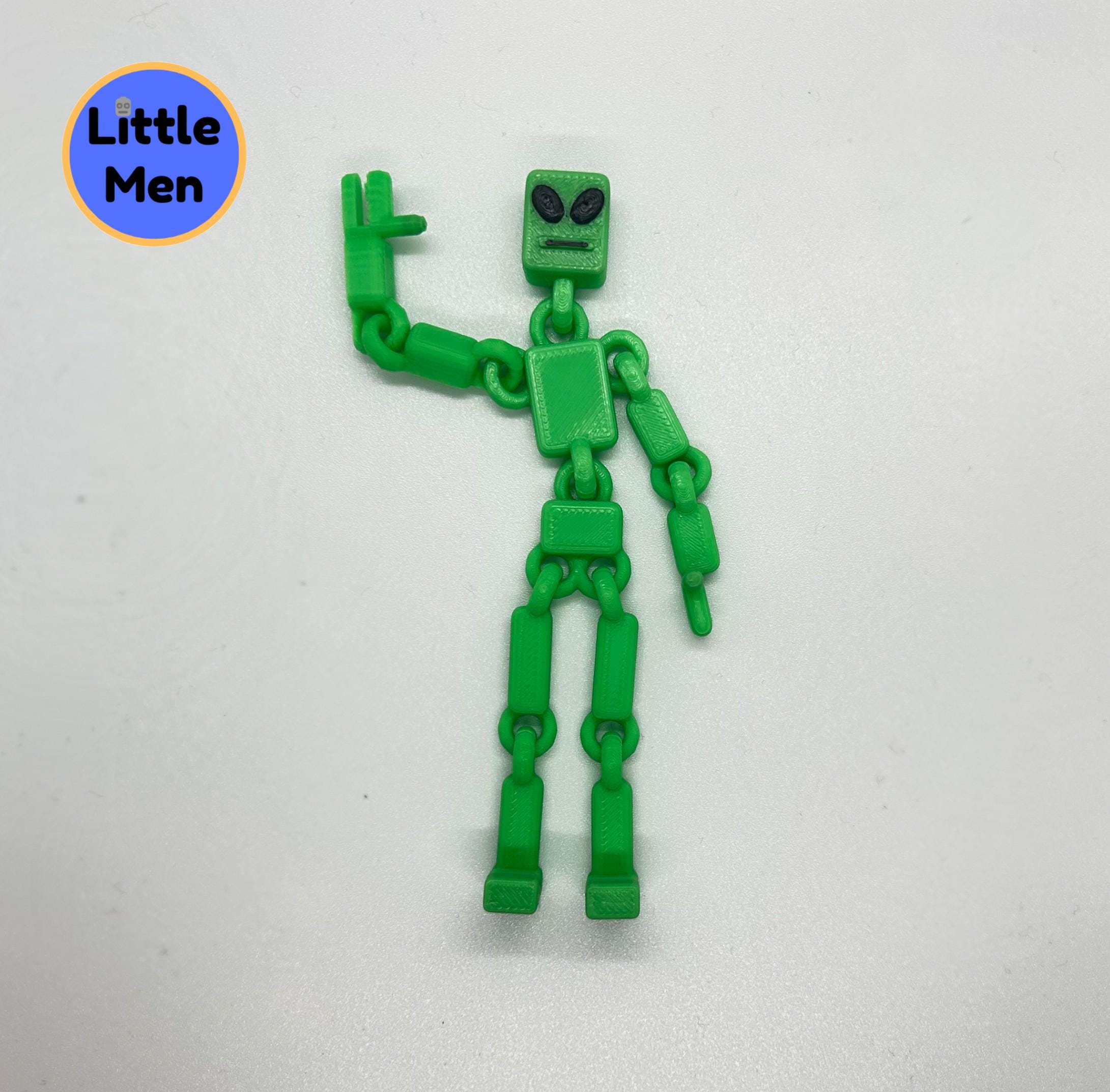 3D Printed Articulated Alien Fidget Toy Ragdoll Sensory Gift for Kids ...