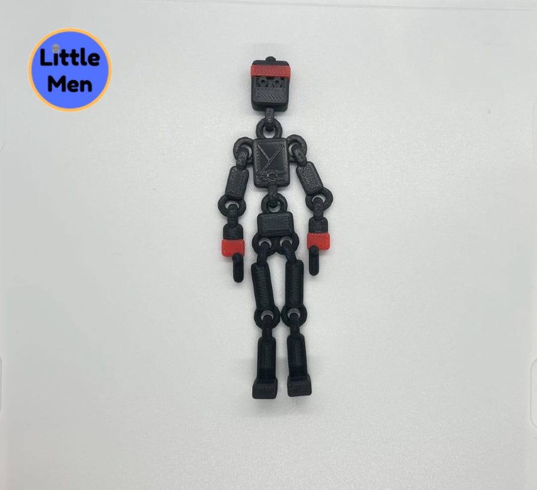 3D Printed Articulated Ragdoll Fidget Toy Sensory Robot Gift for Kids ...