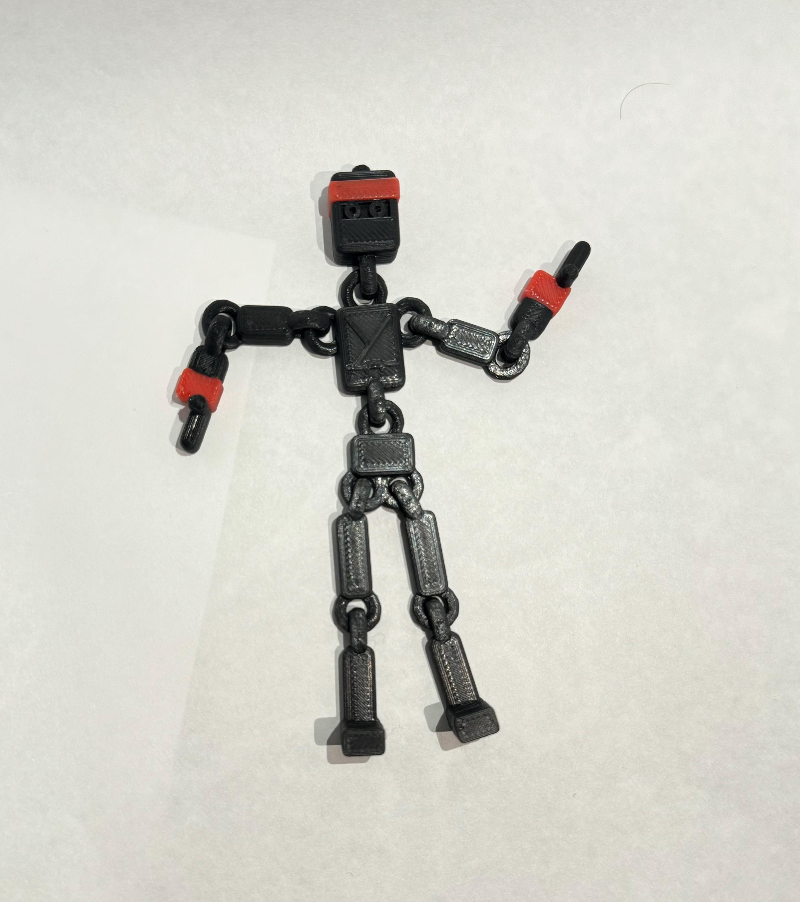 Articulated Fidget Robot Ragdoll 3d-printed Toy Ninja - Etsy