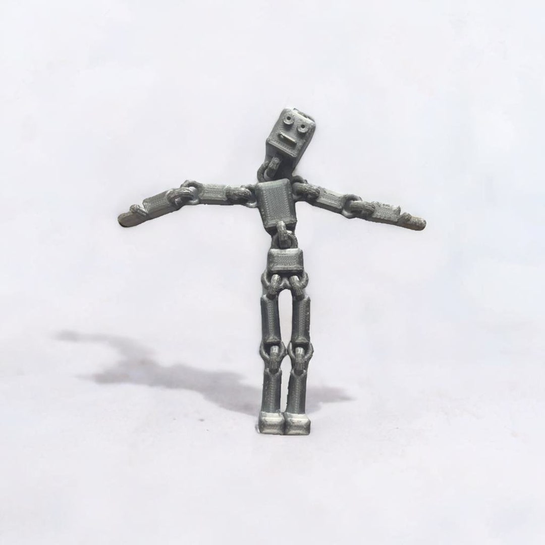 Fun 3d-printed Articulated Ragdoll Toy ADHD Fidget, Tactile Sensory ...