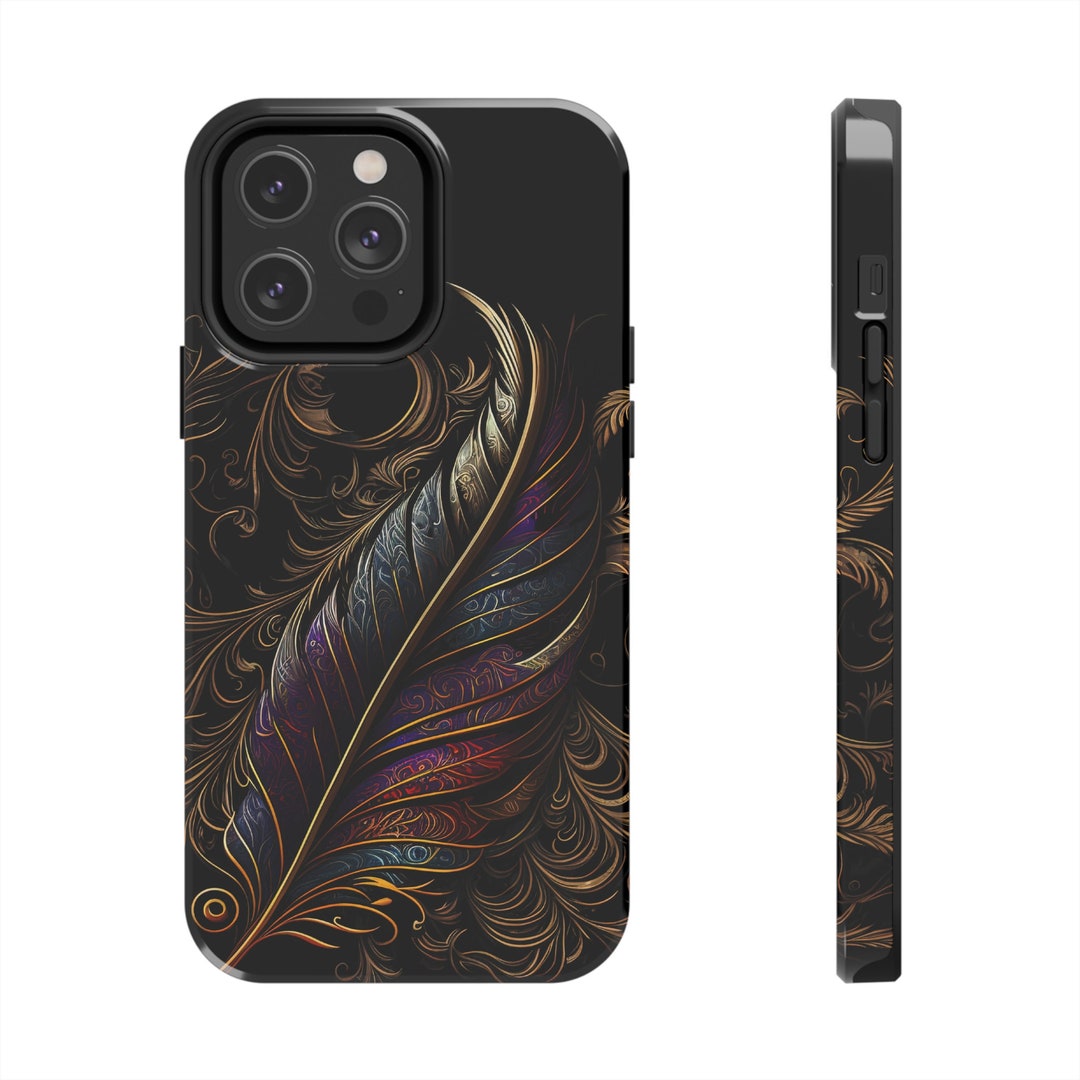 Crow Feather Tough iPhone Case iPhone Case for iPhone 7 8 - Etsy