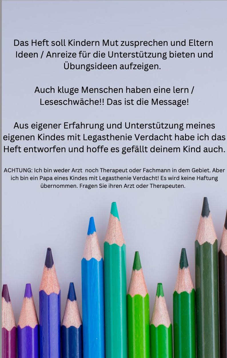 Dyslexia Reading Difficulty Learning Aid 2nd Grade Children German ...