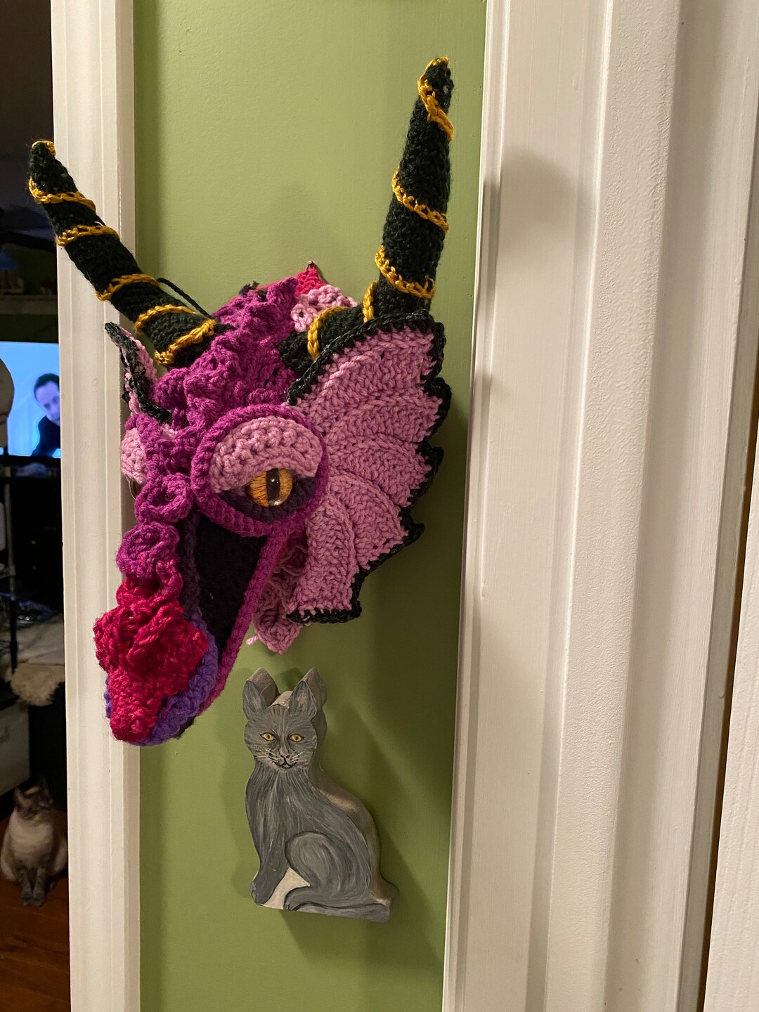 Dragon Head Wall Mount. - Etsy