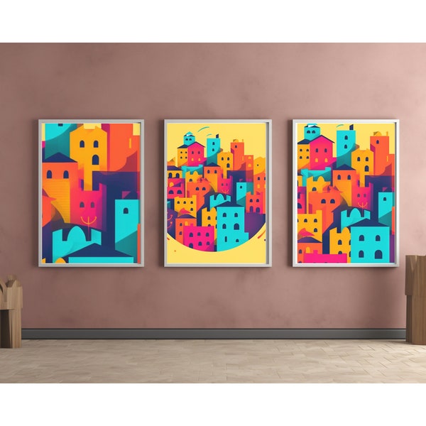 Triptych Art - Etsy