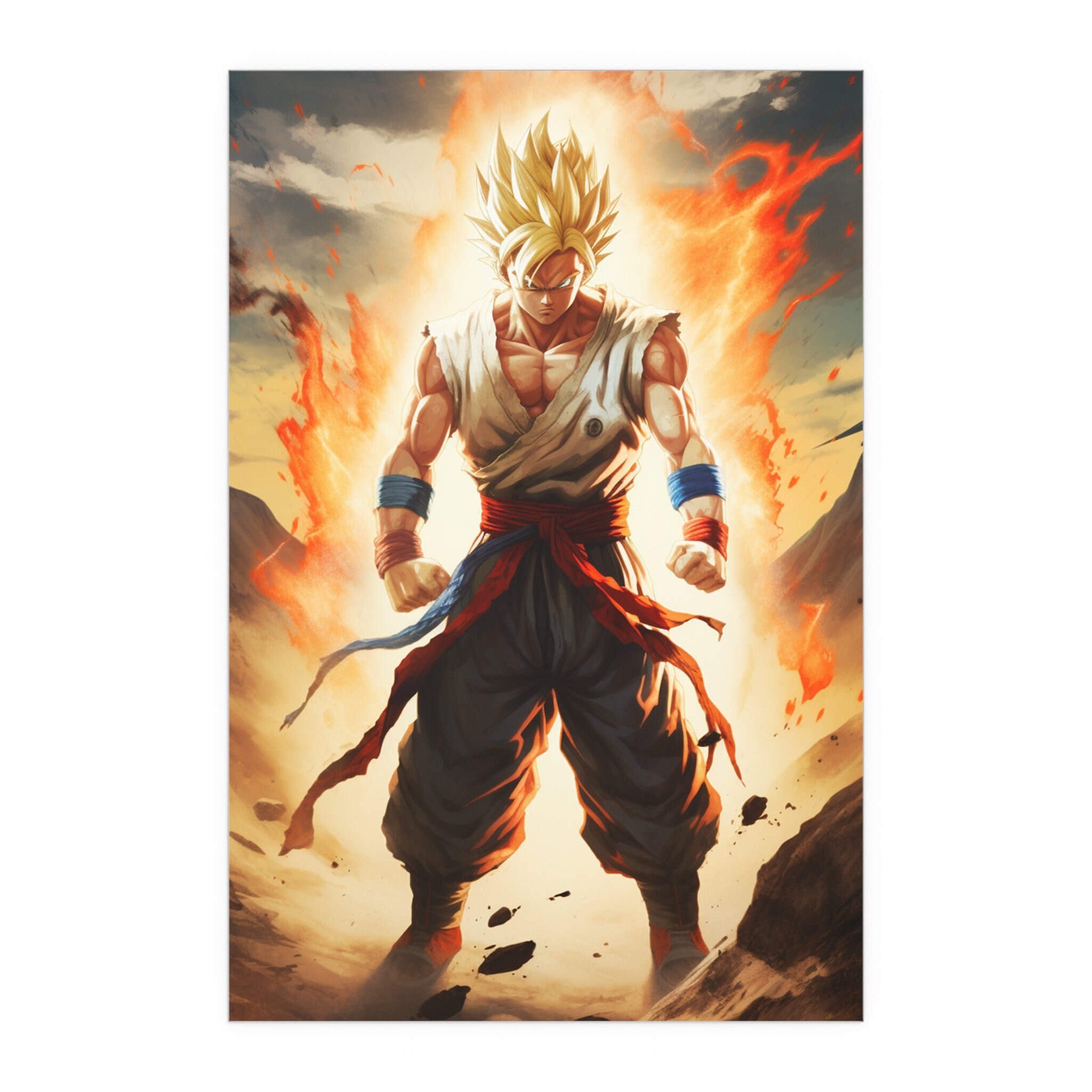 Gohan Dragon Ball Z Anime Poster, Anime Gift, Anime Wall Art, Anime ...