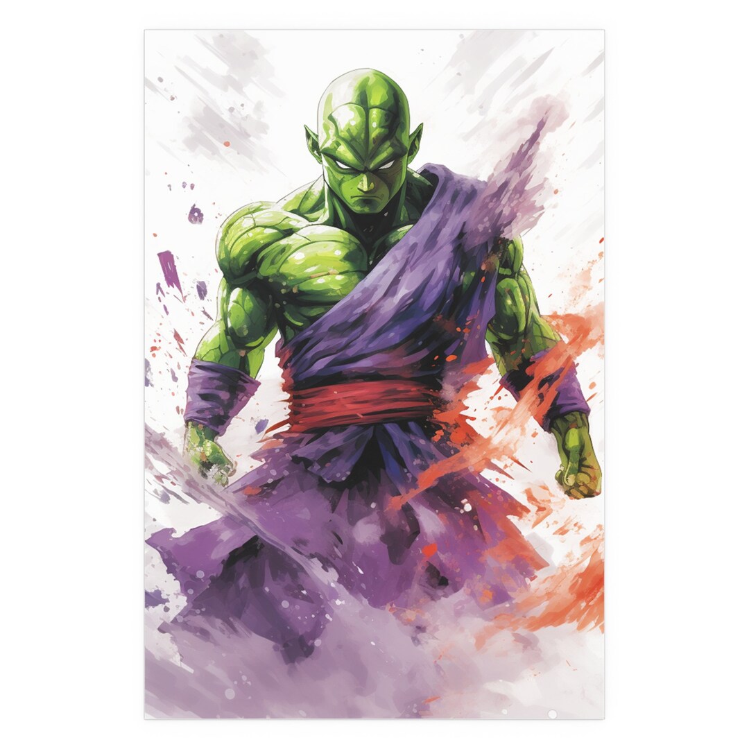 Piccolo Dragon Ball Z Anime Poster, Anime Gift, Anime Wall Art, Anime ...