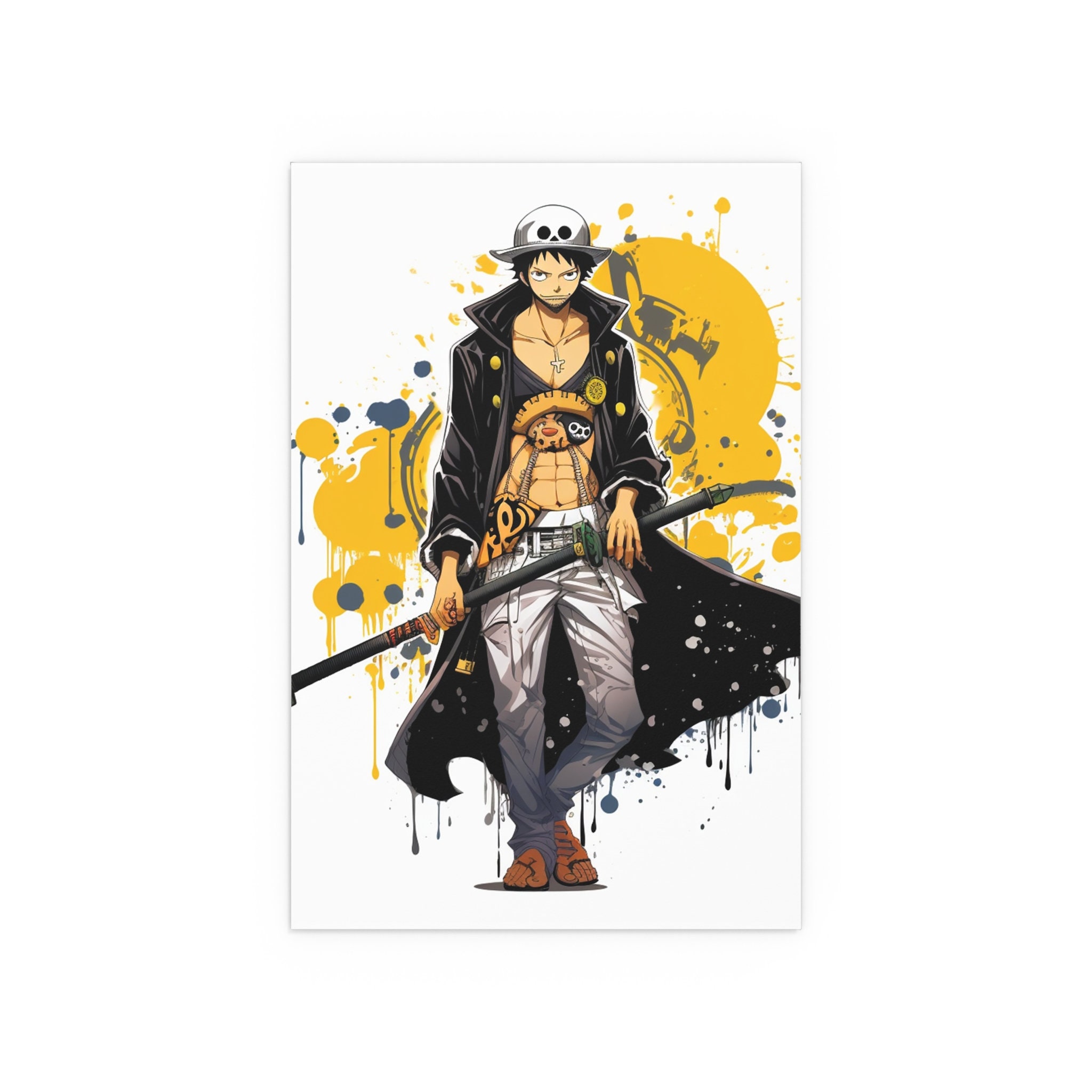 Trafalgar Law One Piece Anime Poster, Anime Gift, Anime Wall Art, Anime ...