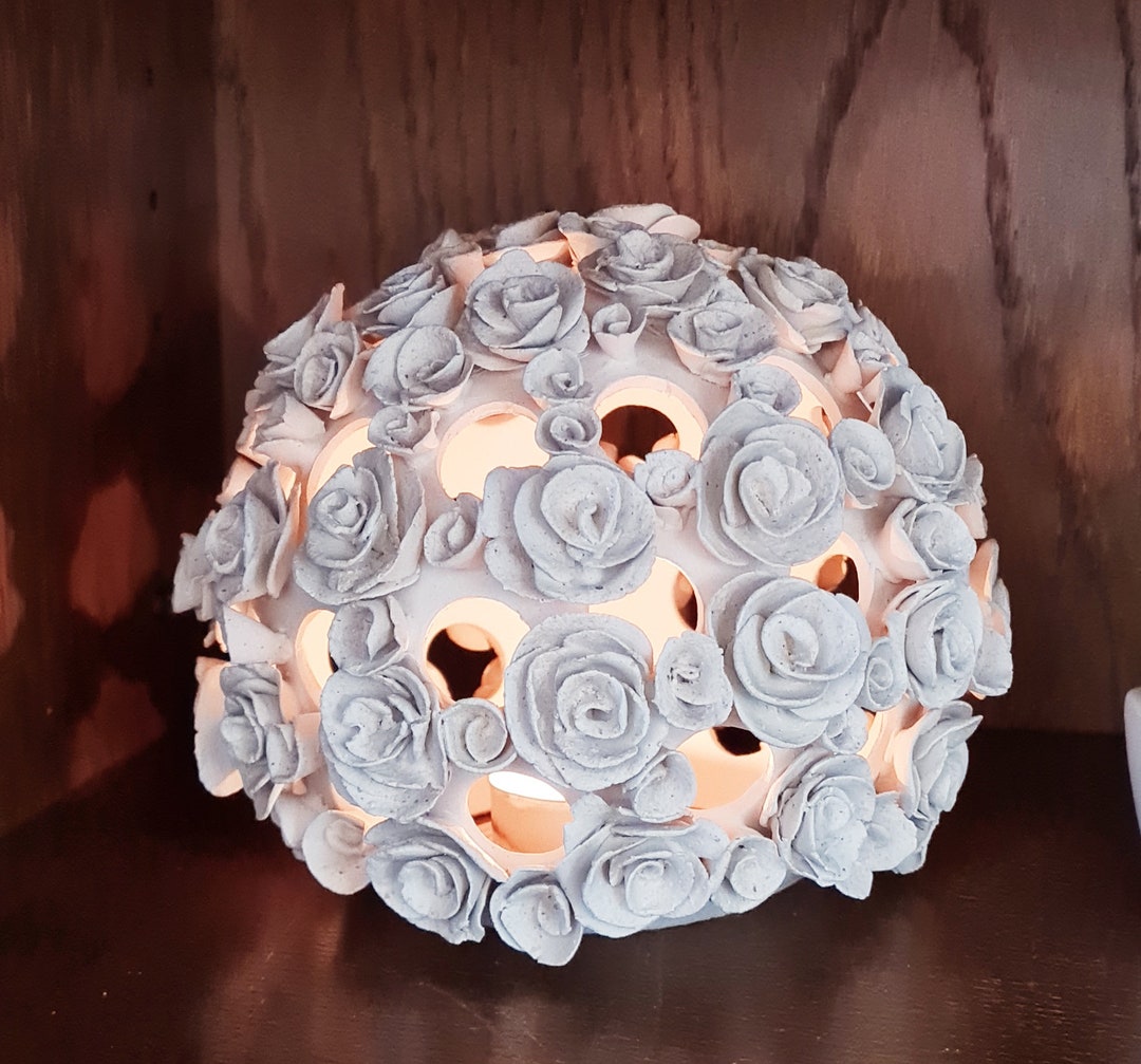 Rose Ball Tea Light Holder Roses - Etsy