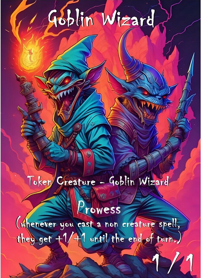 Magic the Gathering Goblin Tokens Set of 9 - Etsy