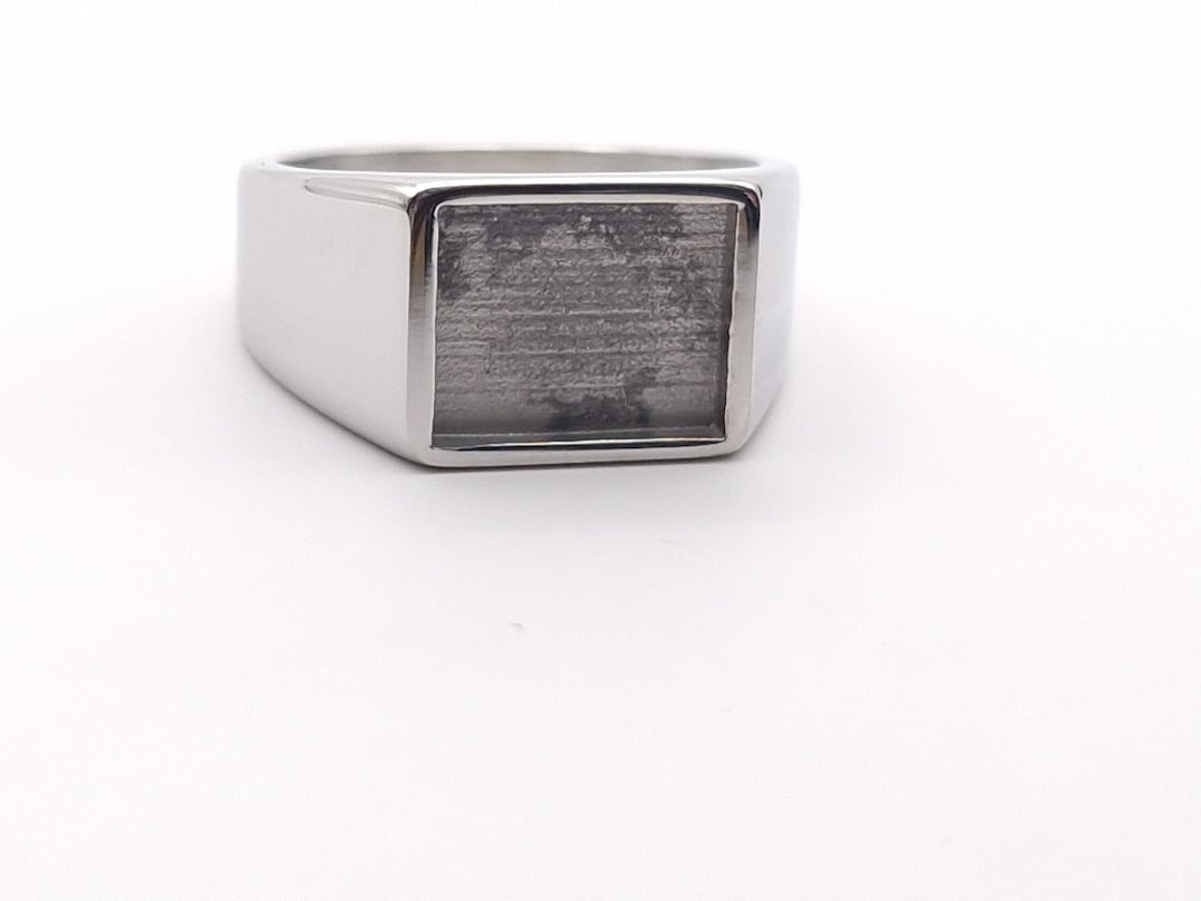 Blank Signet Ring for Memorial Resin Jewellery - Etsy UK
