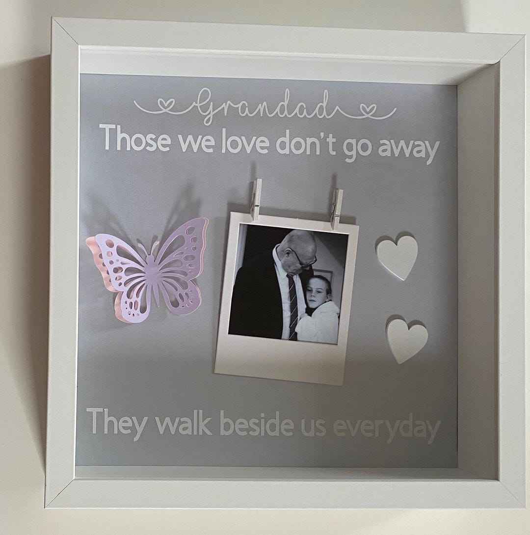 Remembrance Photo Frame, Memorial Frame, Memorial Keepsake Gift ...