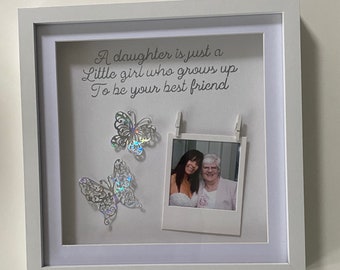 Butterfly and Roses Shadow Box Frame Birthday Giftchristmas - Etsy