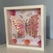 Butterfly and Roses Shadow Box Frame Birthday Giftchristmas - Etsy