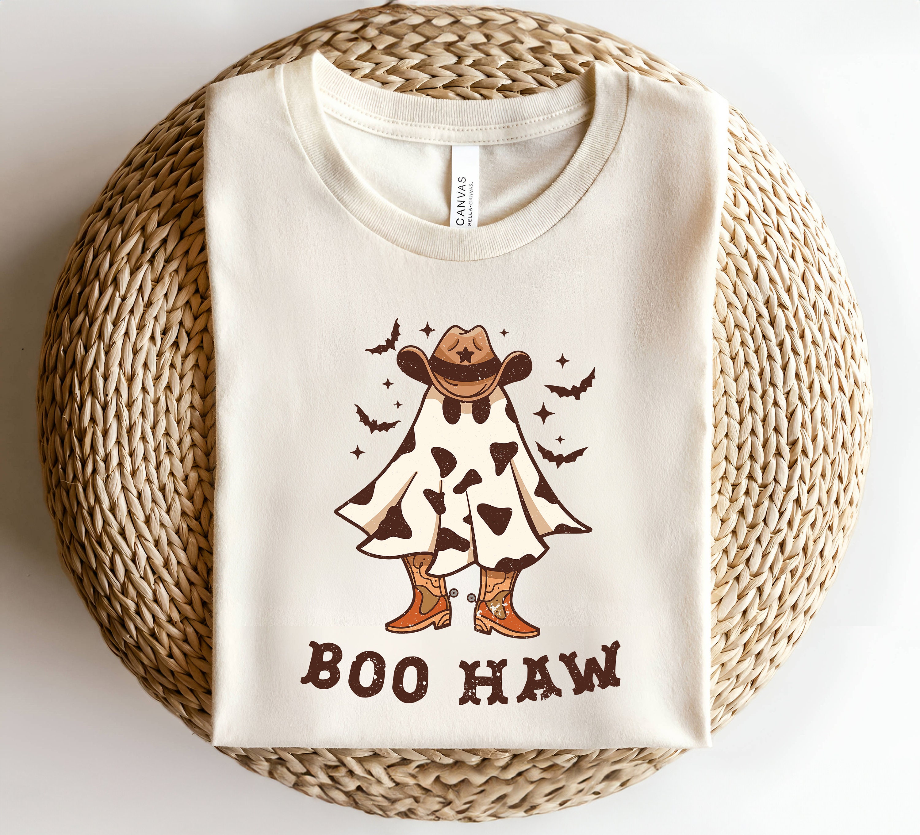 Boo Haw Png Svg, Western Ghost Png, Retro Halloween Design, Cowboy ...