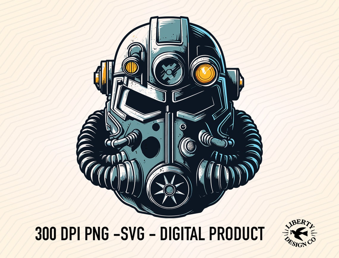 Fallout Helmet SVG, Fallout Shelter SVG, Fallout Sublimation, Cut File ...