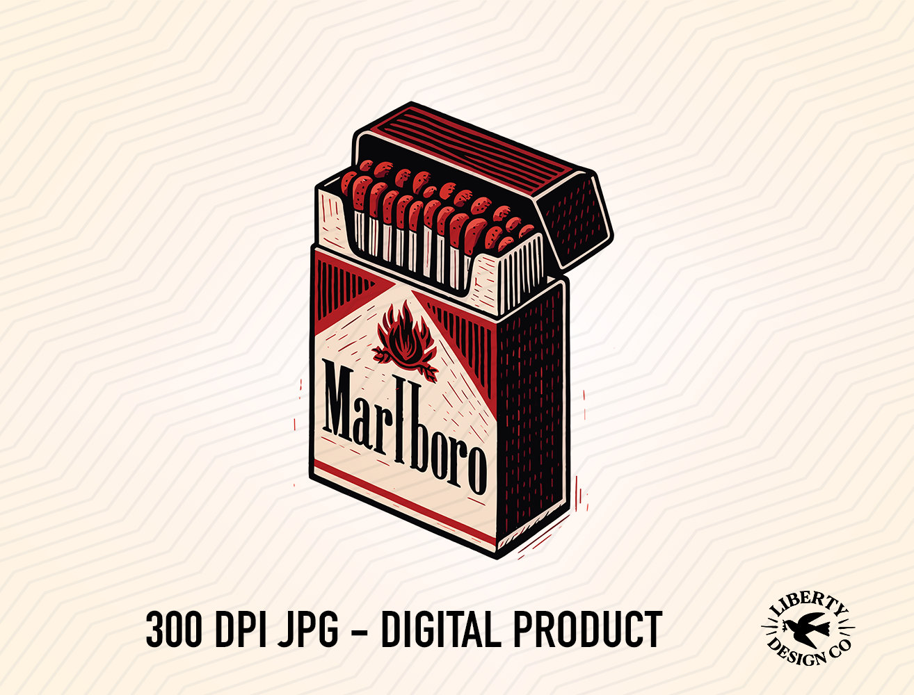 Vintage Marlboro Matchbox Art Print (digital Download) - Etsy