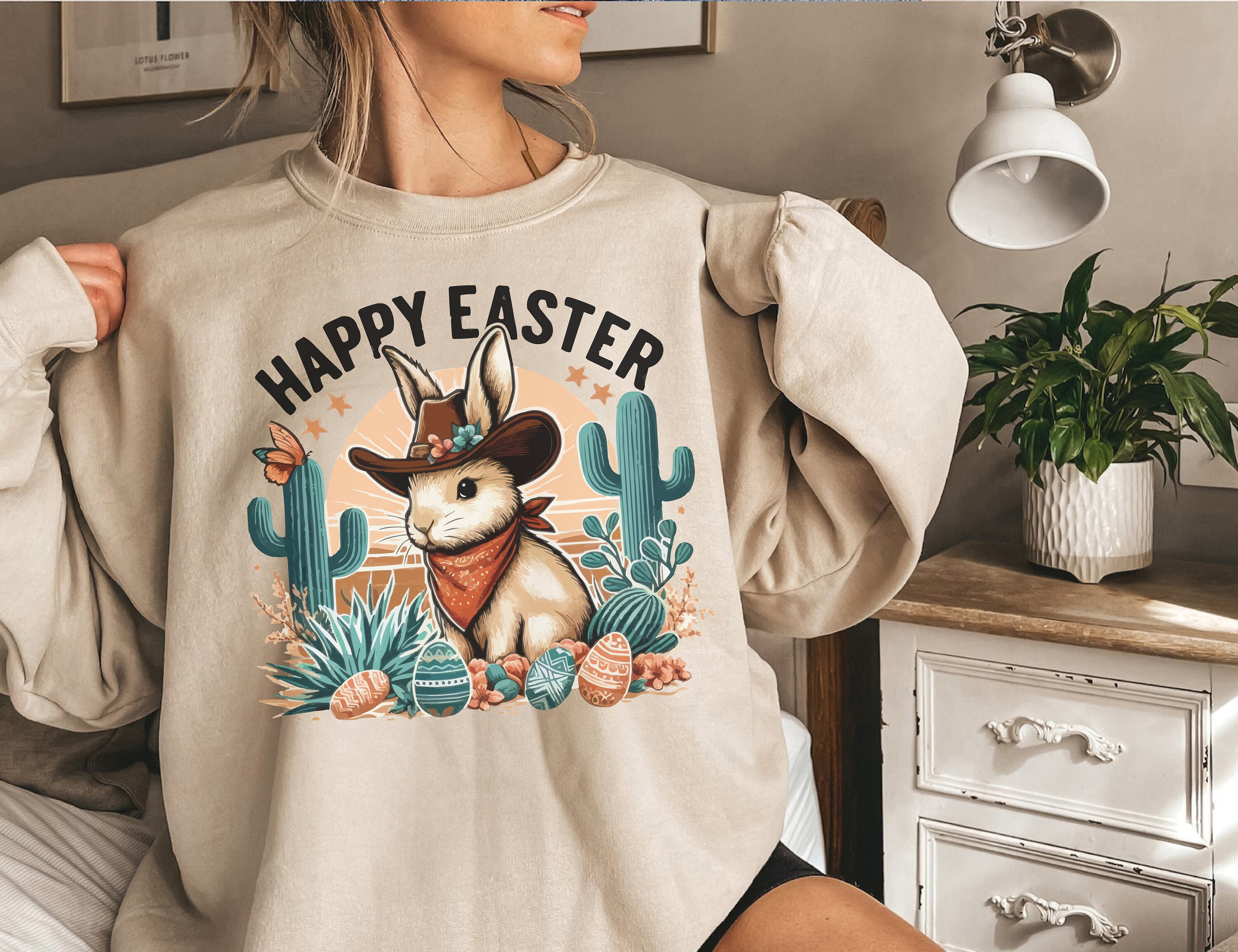 Cowboy Easter Bunny PNG: Western Desert Clip Art (digital Download) - Etsy