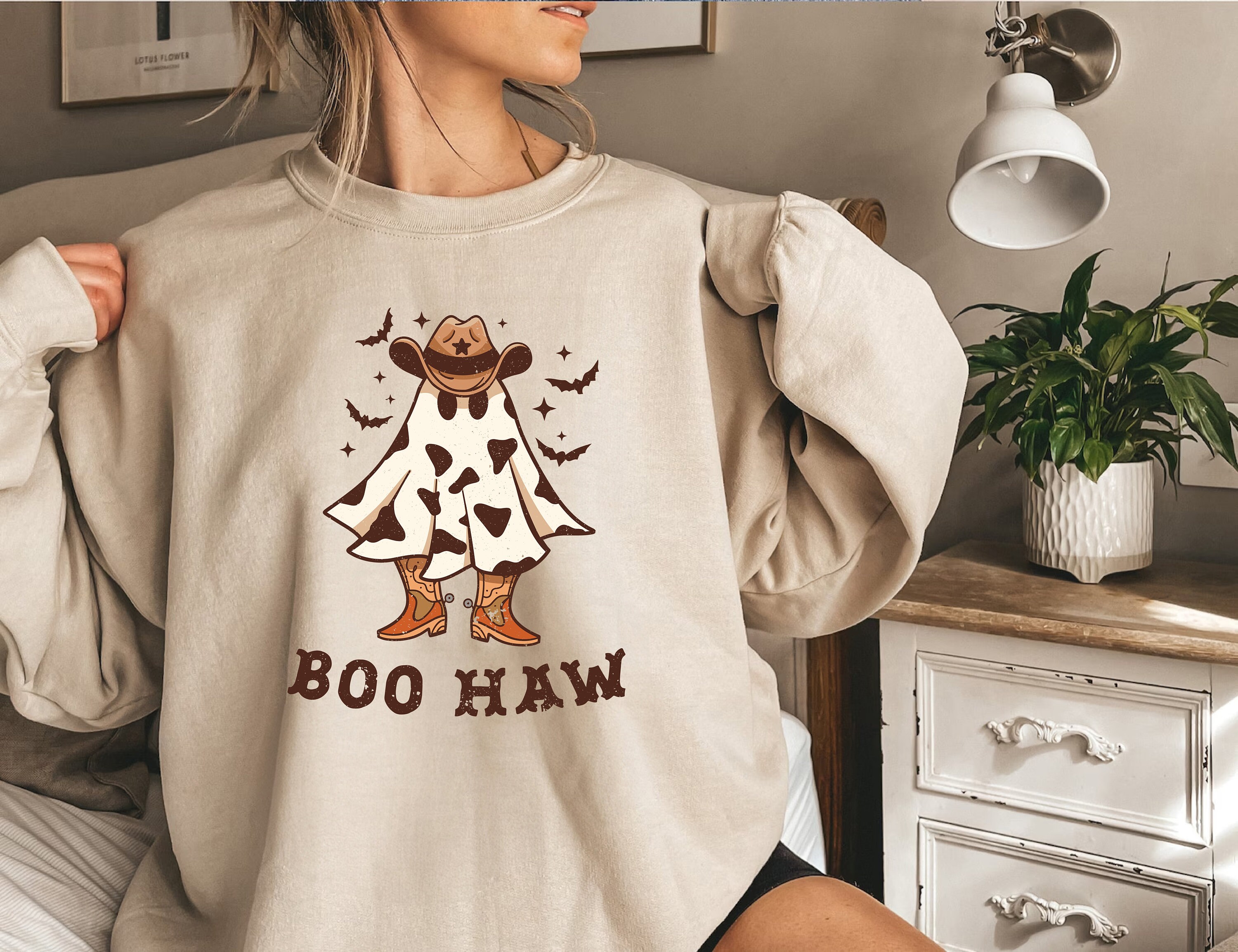 Boo Haw Png Svg, Western Ghost Png, Retro Halloween Design, Cowboy ...