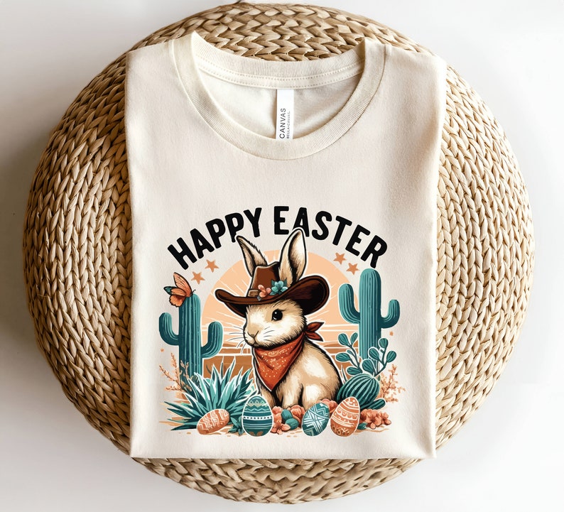 Cowboy Easter Bunny PNG: Western Desert Clip Art (digital Download) - Etsy