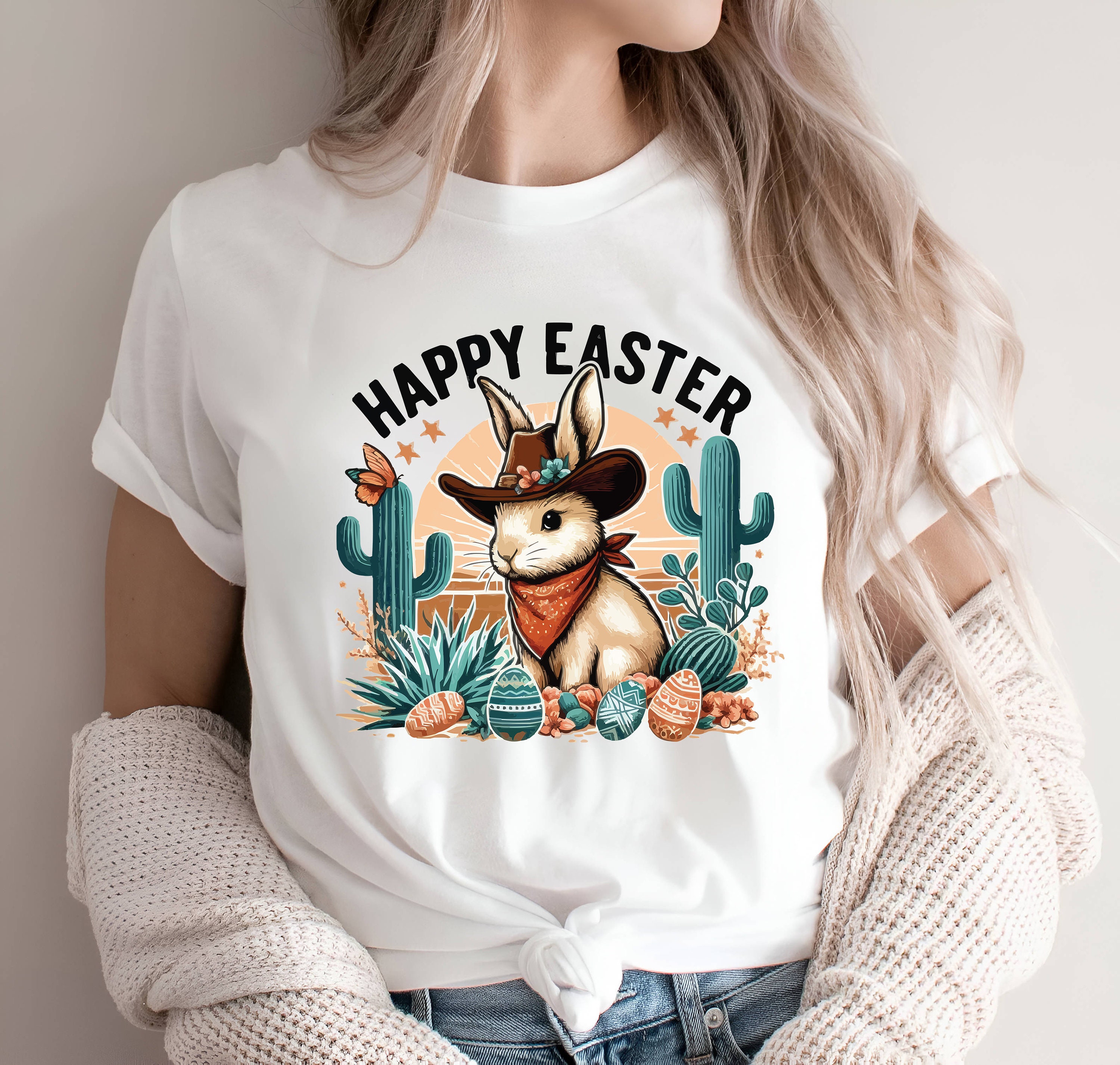 Cowboy Easter Bunny PNG: Western Desert Clip Art (digital Download) - Etsy