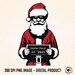 Santa Mugshot Clipart: Christmas Arrest Image PNG SVG (digital Download ...