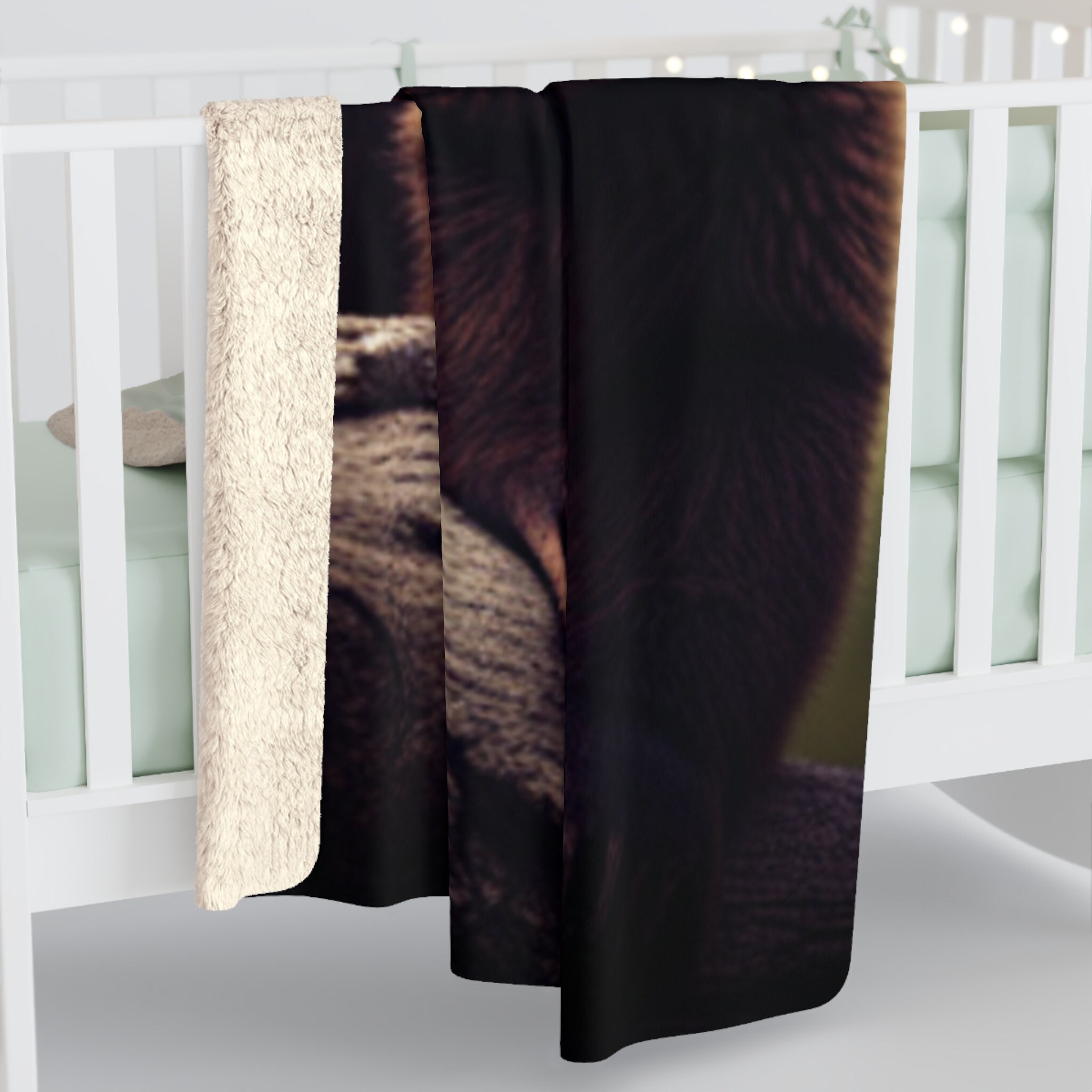 Grizzly Bear Blanket, Warm, Comfortbale, Wild Life, Fleece, Plush ...